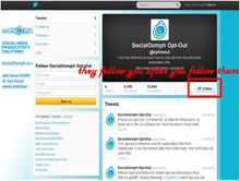 Twitter spam| Automatic follow back accounts on twitter | social promotion