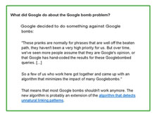 Google bombing| how to reduce Google bomb impact| Search engine genie