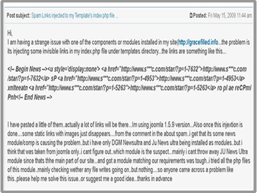 Link injection attack in cms Drupal, word press, and oscommerce | Seo ...