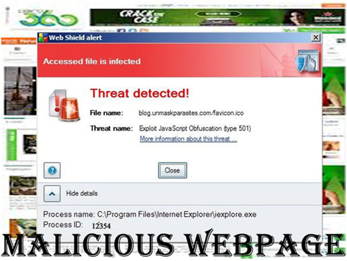 How to block malicious websites| identification of malicious web pages