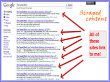 Scraper sites| Search engine genie