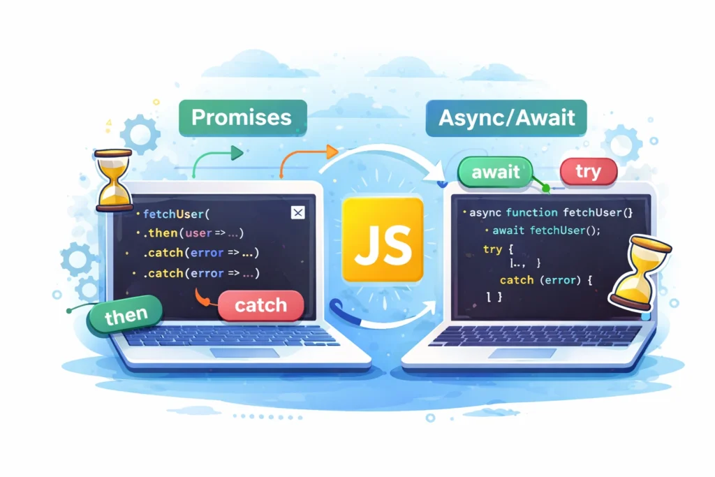 JavaScript Async/Await | Programming blog – website programming blog, blog on website ...